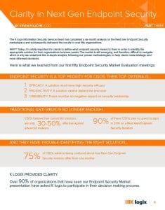 Clarity in Next Gen Endpoint Security