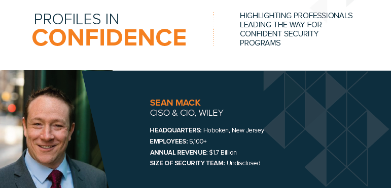 Profile: Sean Mack, CISO and CIO, Wiley