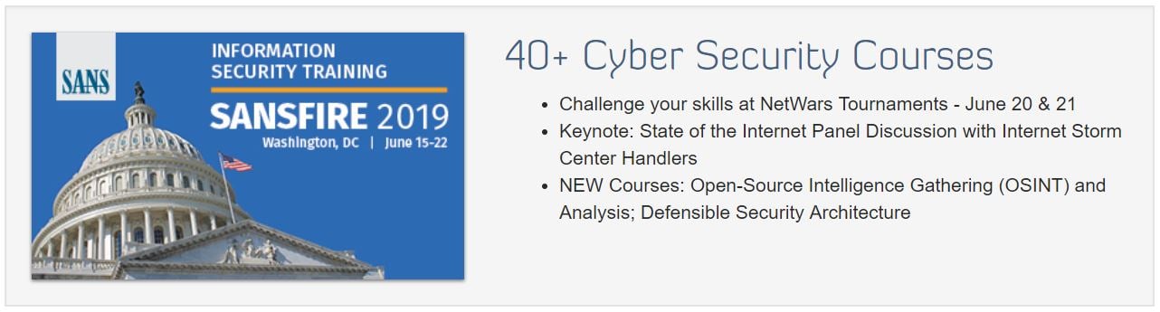 Top Cyber Security Events of 2019