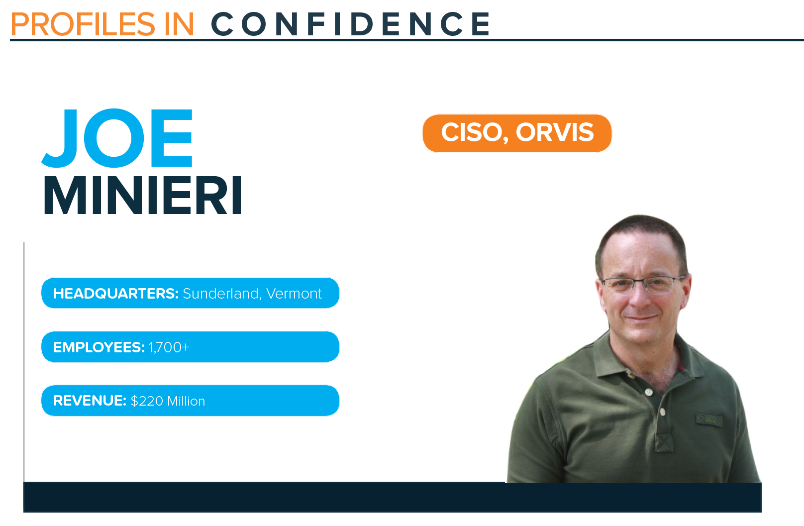 Profile: Joe Minieri, CISO, Orvis