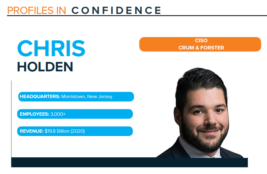 Profile: Chris Holden, CISO, Crum & Forster