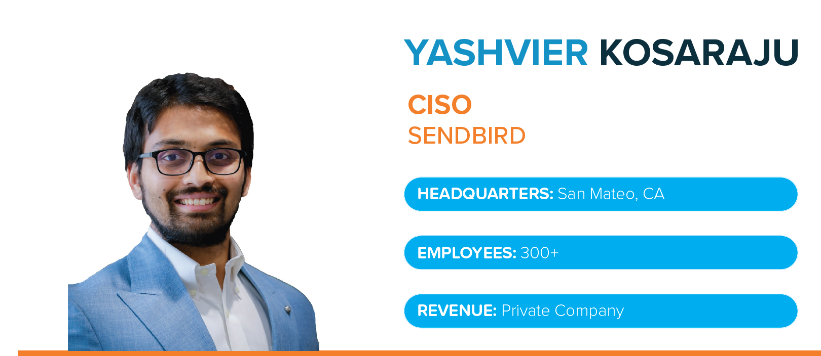 Profile: Yashvier Kosaraju, CISO, Sendbird