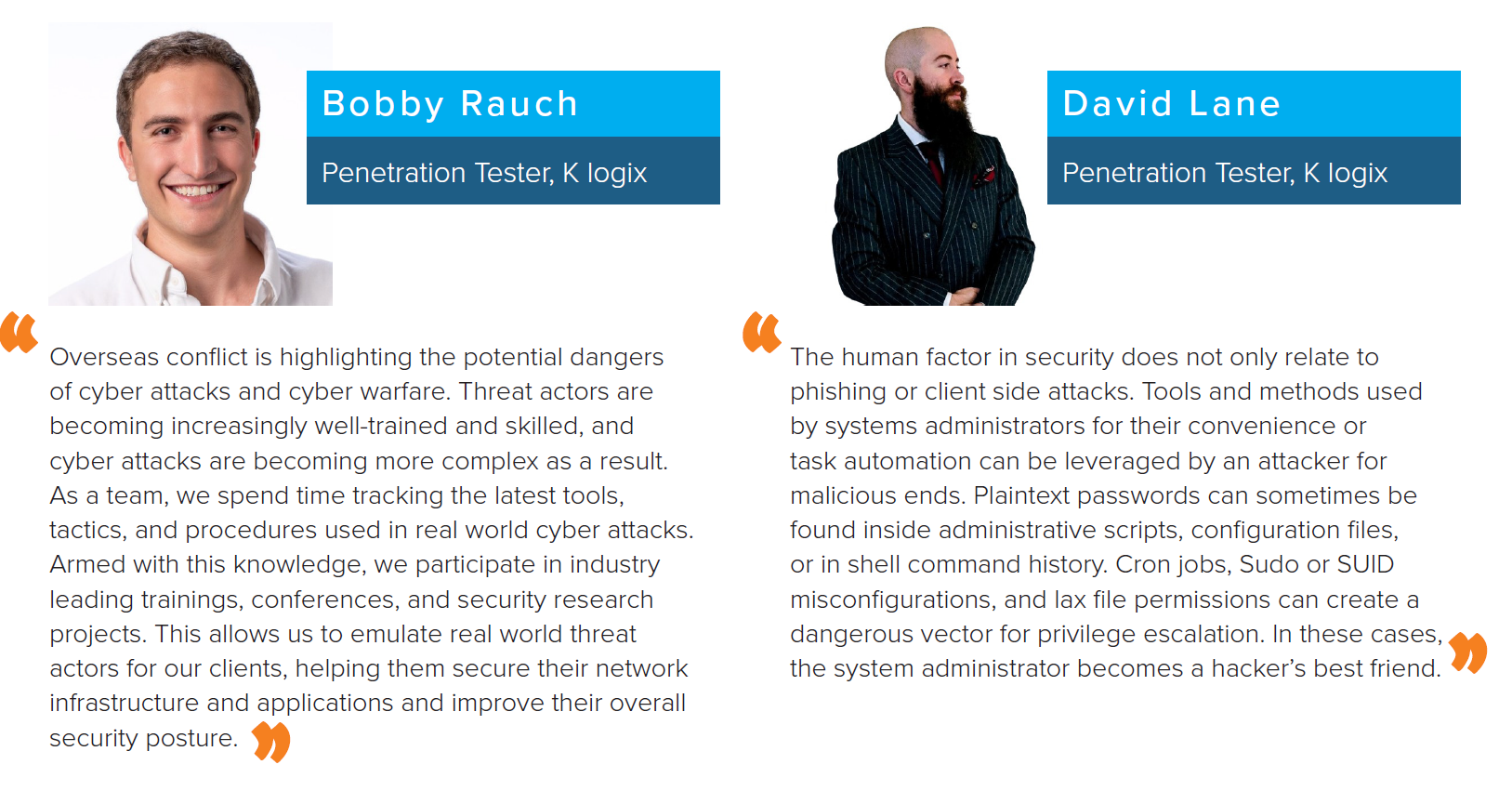 Tester Talk: Recent Trends in Combatting Threats